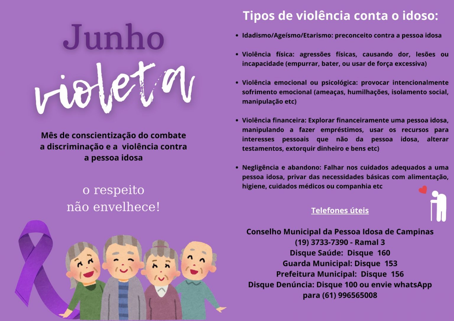 Junho Violeta: Conscientização e combate à violência contra a pessoa ...