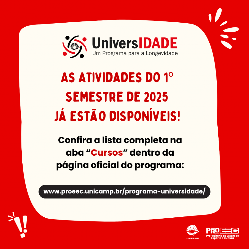 PROGRAMA UNIVERSIDADE - ProEEC - Pró-reitora de Extensão, Esporte e Cultura